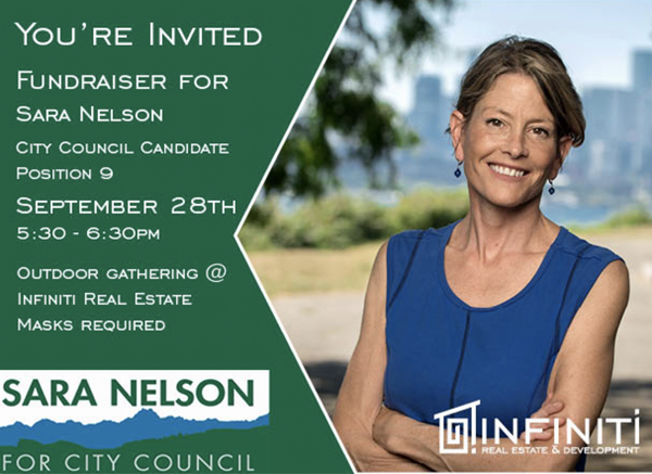 Attend A Fundraiser for City Council Candidate Sara Nelson - Fremocentrist